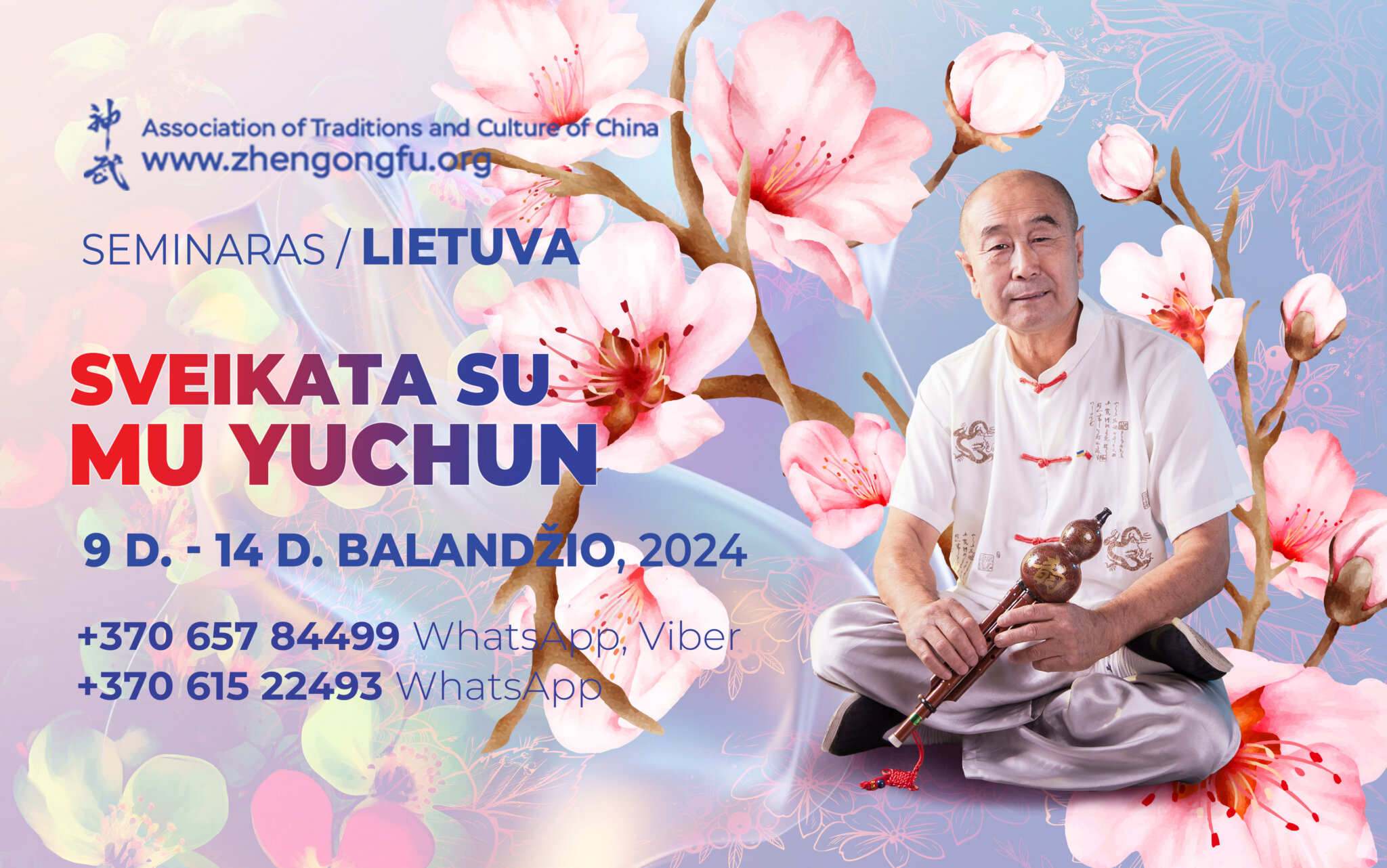Lithuania. Seminar “Health with Mu Yuchun”. 9 – 14 April 2024 ...